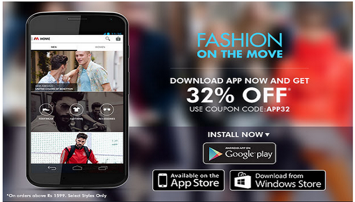 Myntra App Ranks #1 in Fashion Shopping category: 90% Mobile Traffic