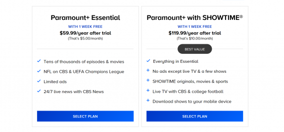 Paramount Plus Black Friday & Cyber Monday 2026: Upto 70% Off