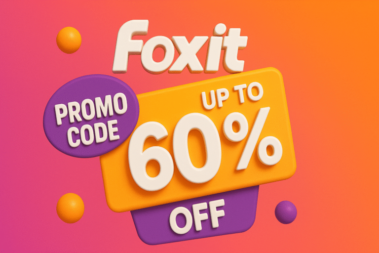 Foxit プロモーション コード 2026: PDF エディターが最大 60% オフ!