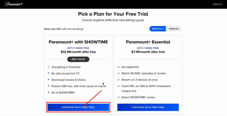 Prueba gratuita de Paramount Plus: ¡obtén 7 días de acceso completo!